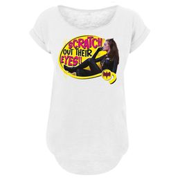 F4NT4STIC Shirt 'Batman TV Series Catwoman Scratch' female White size XS