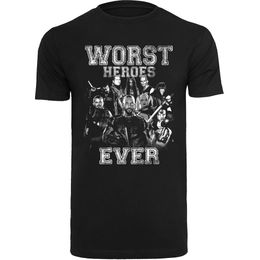 F4NT4STIC T-Shirt 'Suicide Squad Worst Heroes Ever' Herren Gr&ouml;&szlig;e XXL grau / schwarz / wei&szlig;