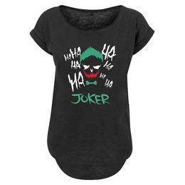 F4NT4STIC T-Shirt 'Suicide Squad Joker' Damen Gr&ouml;&szlig;e S gr&uuml;n / rot / schwarz / wei&szlig;