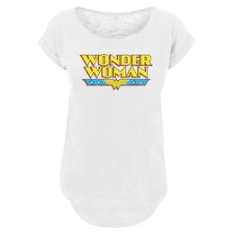 F4NT4STIC T-Shirt 'DC Comics Wonder Woman' Damen Gr&ouml;&szlig;e L azur / gelb / wei&szlig;