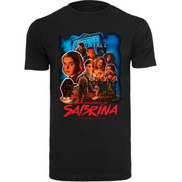 F4NT4STIC T-Shirt 'Sabrina Adventures Of Sabrina Homage' Herren Gr&ouml;&szlig;e M blau / braun / rot / schwarz