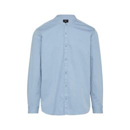 Qs Button Up Shirt male Blue size XXL