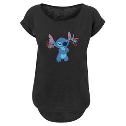 F4NT4STIC T-Shirt 'Disney Lilo And Stitch Little Devils' Damen Gr&ouml;&szlig;e S blau / lila / rot / schwarz
