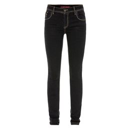 Cipo & Baxx CIPO & BAXX Jeans Damen Gr&ouml;&szlig;e 27 schwarz