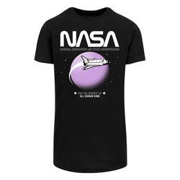 F4NT4STIC Shirt 'NASA Shuttle Orbit' male Black size XL