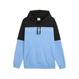 Puma Herren Hoodie "Around The Block Hoodie Herren", blau, Gr. XXL, Obermaterial: 66% Baumwolle, 34% Polyester; Kapuzenfutter: 100% Baumwolle; Rippe: