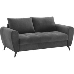 2,5-Sitzer MR. COUCH, B:180cm H:71cm T:90cm, schwarz, Memphis (Grundgewebe - 100% Polyester; Nutzschicht- 90% Polyester / 10% Polyamide), Sofas,