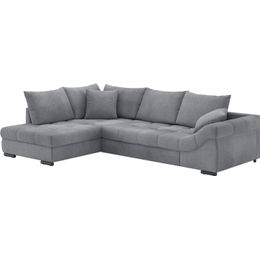 Ecksofa MR. COUCH, B:303cm H:86cm T:202cm, grau, Novaclean Avanti (100% Polyester), Wohnzimmer, Sofas, "Allegro, L-Form", mit