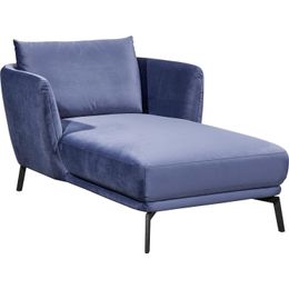 Schöner Wohnen Kollektion Loungesessel, B:101cm H:85cm T:161cm, blau, SCHÖNER WOHNEN-KOLLEKTION, Wohnzimmer, Sessel, "Pearl Relaxsessel mit tollem Sitz- und Relaxkomfort,