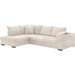 Ecksofa MR. COUCH, B:303cm H:86cm T:202cm, beige, Novaclean Avanti (100% Polyester), Wohnzimmer, Sofas, "Allegro, L-Form", mit