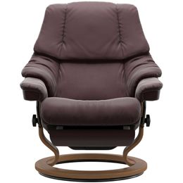 Relaxsessel stressless, B:79cm H:98cm T:78cm, rot, Leder BATICK: BATICK ist ein leicht korrigiertes, durchgef&auml;rbtes und genarbtes M&ouml;belleder, bei dem