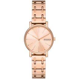 Skagen Damen Quarzuhr "SIGNATUR LILLE", rosa, Armbanduhren, Armbanduhr, Damenuhr, analog, Edelstahlarmband