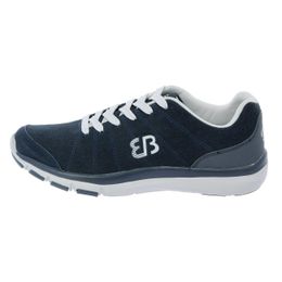 Brütting BRÜTTING Herren Sneaker "Freizeitschuh Dallas", Gr. 40, blau, Veloursleder, Schuhe