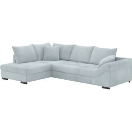 Ecksofa MR. COUCH, B:303cm H:86cm T:202cm, grau, Novaclean Avanti (100% Polyester), Wohnzimmer, Sofas, "Allegro, L-Form", mit