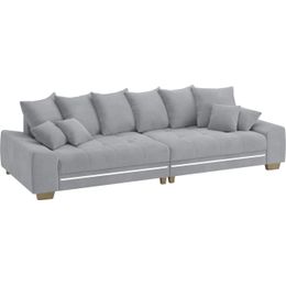 Big-Sofa MR. COUCH, B:300cm H:88cm T:118cm, grau, Memphis (Grundgewebe - 100% Polyester; Nutzschicht- 90% Polyester / 10% Polyamide), Sofas, "Nikita