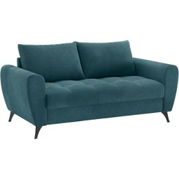 2,5-Sitzer MR. COUCH, B:180cm H:71cm T:90cm, blau, Memphis (Grundgewebe - 100% Polyester; Nutzschicht- 90% Polyester / 10% Polyamide), Sofas,