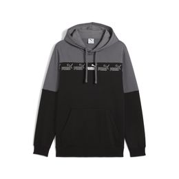 Puma Herren Hoodie "Around The Block Hoodie Herren", grau, Gr. L, Obermaterial: 66% Baumwolle, 34% Polyester; Kapuzenfutter: 100% Baumwolle; Rippe: