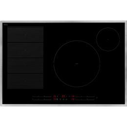 Hanseatic Flex-Induktions-Kochfeld von SCHOTT CERAN "HHI8F2BSF", B:77cm H:5,6cm T:52cm, grau, Kochfelder