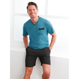 wäschepur WÄSCHEPUR Herren Shorty, Gr. 44, schwarz, 100% Baumwolle, Homewear-Sets