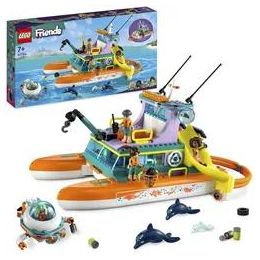 Konstruktionsspielsteine Lego "Seerettungsboot (41734), Lego Friends", bunt, Spielbausteine, Kinder, Made in Europe