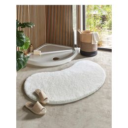 Badematte Grund, beige, Badematten