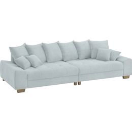 Big-Sofa MR. COUCH, B:300cm H:88cm T:118cm, grau, Novaclean Avanti (100% Polyester), Sofas, "Nikita II", mit Kaltschaumpolsterung bis 140kg belastbar