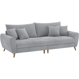 Big-Sofa MR. COUCH, B:260cm H:71cm T:108cm, grau, Memphis (Grundgewebe - 100% Polyester; Nutzschicht- 90% Polyester / 10% Polyamide), Sofas,