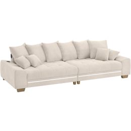 Big-Sofa MR. COUCH, B:300cm H:88cm T:118cm, beige, Novaclean Avanti (100% Polyester), Sofas, "Nikita II", RGB-LED, Bluetooth-Soundsystem, wahlweise
