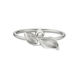 Bruno Banani Damen Fingerring "Schmuck Geschenk Silber 925 Damenring Blatt", 53, Silber 925 (Sterlingsilber), 1,3mm, silber, Silber 925