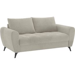 2,5-Sitzer MR. COUCH, B:180cm H:71cm T:90cm, beige, Novaclean Avanti (100% Polyester), Sofas, "Blackburn II", Mit Kaltschaumpolsterung bis 140 kg