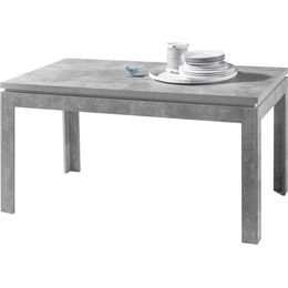 Esstisch Stolkom, H:76cm, grau, Garten, Tische, "Stone", 140-180 cm ausziehbar, Tisch in Beton Dekor