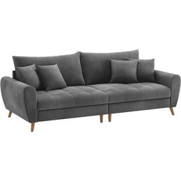 Big-Sofa MR. COUCH, B:260cm H:71cm T:108cm, schwarz, Memphis (Grundgewebe - 100% Polyester; Nutzschicht- 90% Polyester / 10% Polyamide), Sofas,