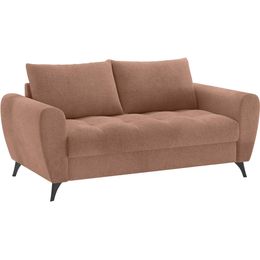 2,5-Sitzer MR. COUCH, B:180cm H:71cm T:90cm, braun, Novaclean Avanti (100% Polyester), Sofas, "Blackburn II", Mit Kaltschaumpolsterung bis 140 kg