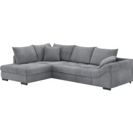 Ecksofa MR. COUCH, B:303cm H:86cm T:202cm, grau, Novaclean Avanti (100% Polyester), Wohnzimmer, Sofas, "Allegro DuraFlex, L-Form",