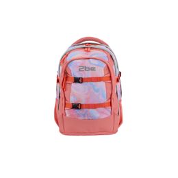 2be Kinder Schulrucksack "Back to School", rot, Kunstfaser, Rucksäcke, aus RPET Polyester-Material