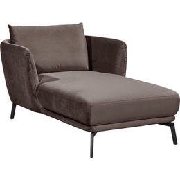 Schöner Wohnen Kollektion Loungesessel, B:101cm H:85cm T:161cm, grau, SCHÖNER WOHNEN-KOLLEKTION, Wohnzimmer, Sessel, "Pearl Relaxsessel mit tollem Sitz- und Relaxkomfort,