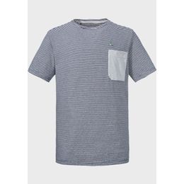 Schöffel SCHÖFFEL Herren Funktionsshirt "T Shirt Bari M", blau, Gr. 46, Oberstoff : 55% Hanf 45% Baumwolle, Shirts