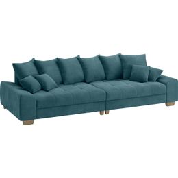 Big-Sofa MR. COUCH, B:300cm H:88cm T:118cm, blau, Memphis (Grundgewebe - 100% Polyester; Nutzschicht- 90% Polyester / 10% Polyamide), Sofas, "Nikita