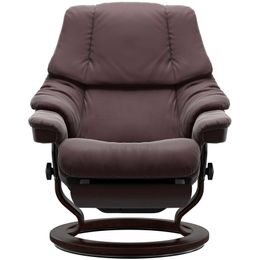 Relaxsessel stressless, B:88cm H:98cm T:77cm, rot, Leder BATICK: BATICK ist ein leicht korrigiertes, durchgefärbtes und genarbtes Möbelleder, bei dem