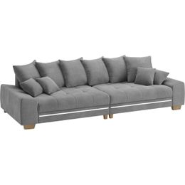 Big-Sofa MR. COUCH, B:300cm H:88cm T:118cm, grau, Memphis (Grundgewebe - 100% Polyester; Nutzschicht- 90% Polyester / 10% Polyamide), Sofas, "Nikita