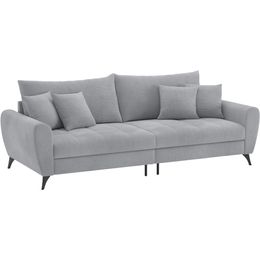 Big-Sofa MR. COUCH, B:260cm H:71cm T:108cm, grau, Memphis (Grundgewebe - 100% Polyester; Nutzschicht- 90% Polyester / 10% Polyamide), Sofas,