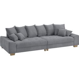 Big-Sofa MR. COUCH, B:300cm H:88cm T:118cm, grau, Novaclean Avanti (100% Polyester), Sofas, "Nikita II", mit Kaltschaumpolsterung bis 140kg belastbar