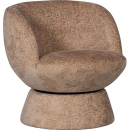 Drehsessel Woood, B:73cm H:72cm T:71cm, beige, Sessel, "Shuffle", drehbar in jede Richtung, runde Form, H 72 cm x B 73 cm