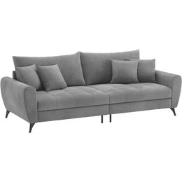 Big-Sofa MR. COUCH, B:260cm H:71cm T:108cm, grau, Memphis (Grundgewebe - 100% Polyester; Nutzschicht- 90% Polyester / 10% Polyamide), Sofas,