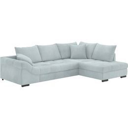 Ecksofa MR. COUCH, B:303cm H:86cm T:202cm, grau, Novaclean Avanti (100% Polyester), Wohnzimmer, Sofas, "Allegro DuraFlex, L-Form",