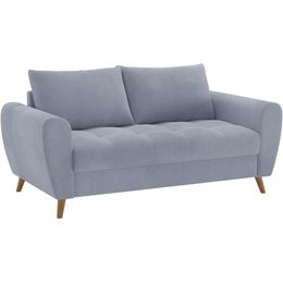 2,5-Sitzer MR. COUCH, B:180cm H:71cm T:90cm, blau, Memphis (Grundgewebe - 100% Polyester; Nutzschicht- 90% Polyester / 10% Polyamide), Sofas,