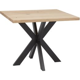 Esstisch Stolkom, H:76cm, braun, Garten, Tische, "Micky", 100 cm in Eiche Massiv ge&ouml;lt, Tisch quadratisch