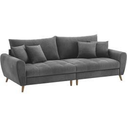 Big-Sofa MR. COUCH, B:260cm H:71cm T:108cm, schwarz, Memphis (Grundgewebe - 100% Polyester; Nutzschicht- 90% Polyester / 10% Polyamide), Sofas,