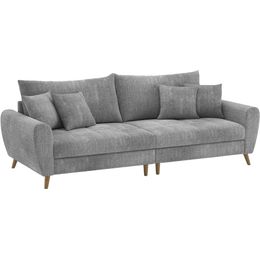 Big-Sofa MR. COUCH, B:260cm H:71cm T:108cm, grau, Dolce (100% Polyester), Sofas, "Blackburn II", Mit Kaltschaumpolsterung bis 140 kg belastbar