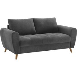 2,5-Sitzer MR. COUCH, B:180cm H:71cm T:90cm, schwarz, Memphis (Grundgewebe - 100% Polyester; Nutzschicht- 90% Polyester / 10% Polyamide), Sofas,